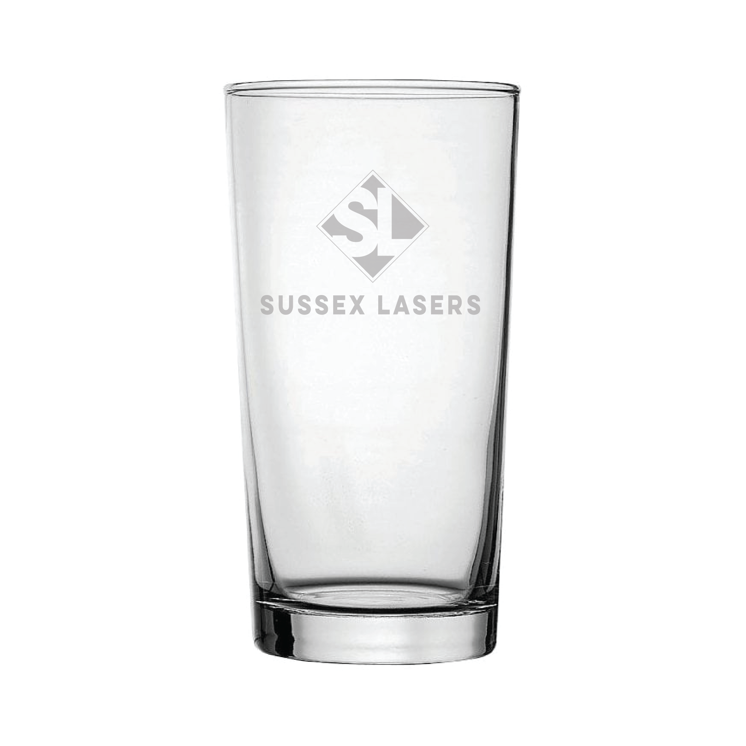 Conical Pint Glass 20oz (57cl) - Laser Engraved Logo – Sussex Lasers